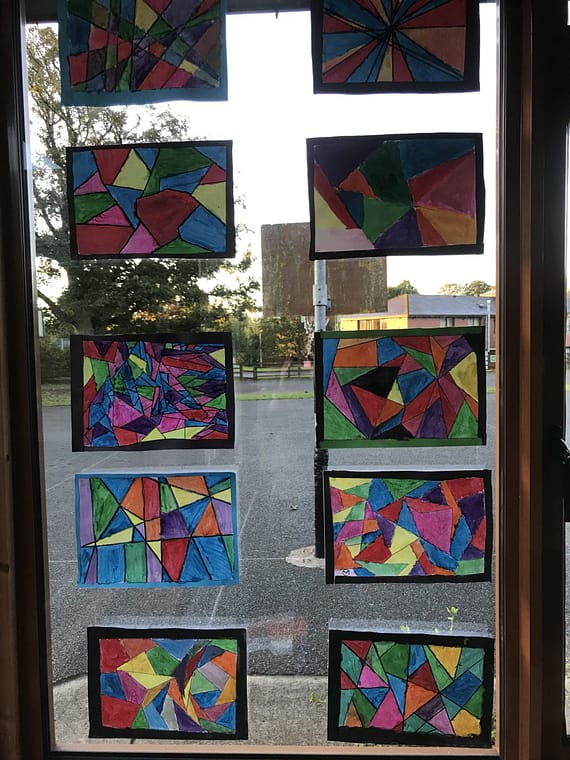 Art work in 5th Class - Kilkenny Model School