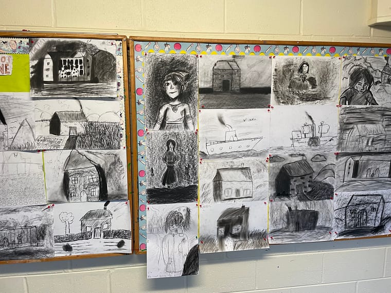 Famine Art - Kilkenny Model School